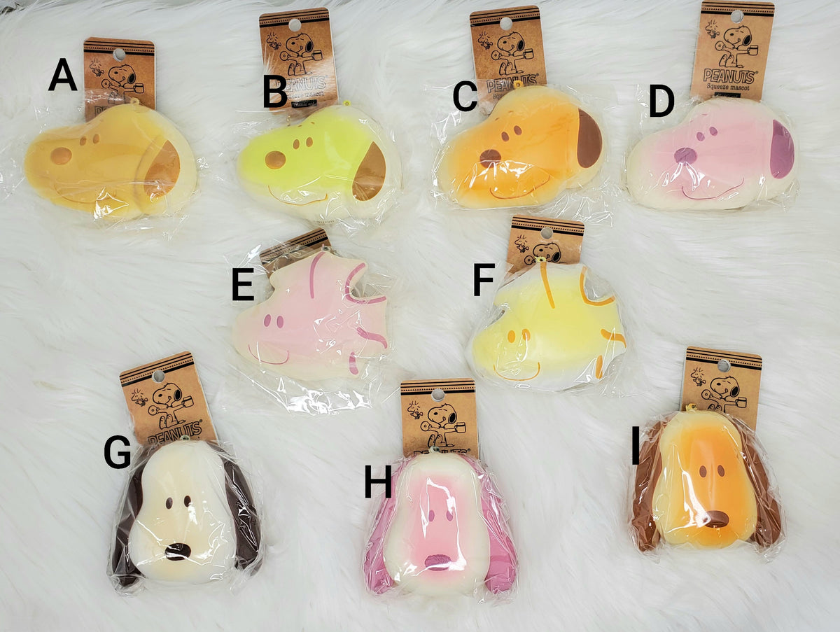 Snoopy Head Bun Mascot With Tag – mermaid squish