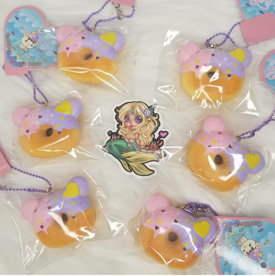 Candiibear Mermaid Donut – mermaid squish