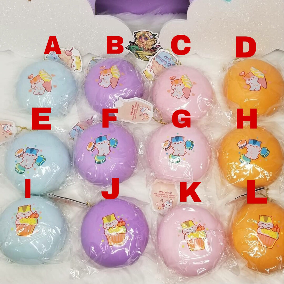 Poli Dessert Bun – mermaid squish