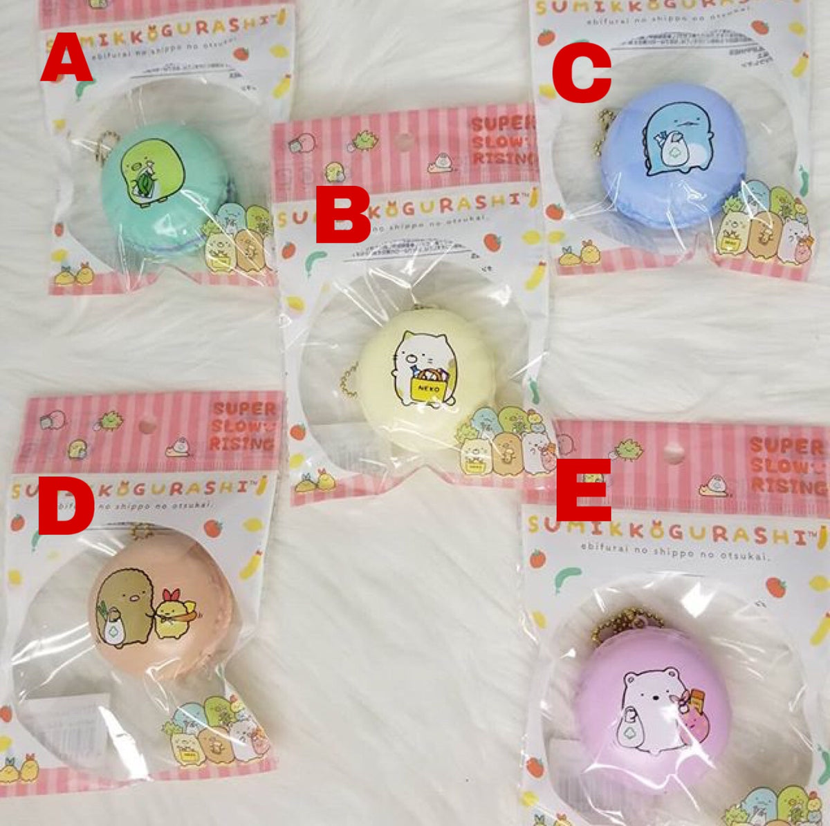 Sumikko Gurashi Macarons – mermaid squish