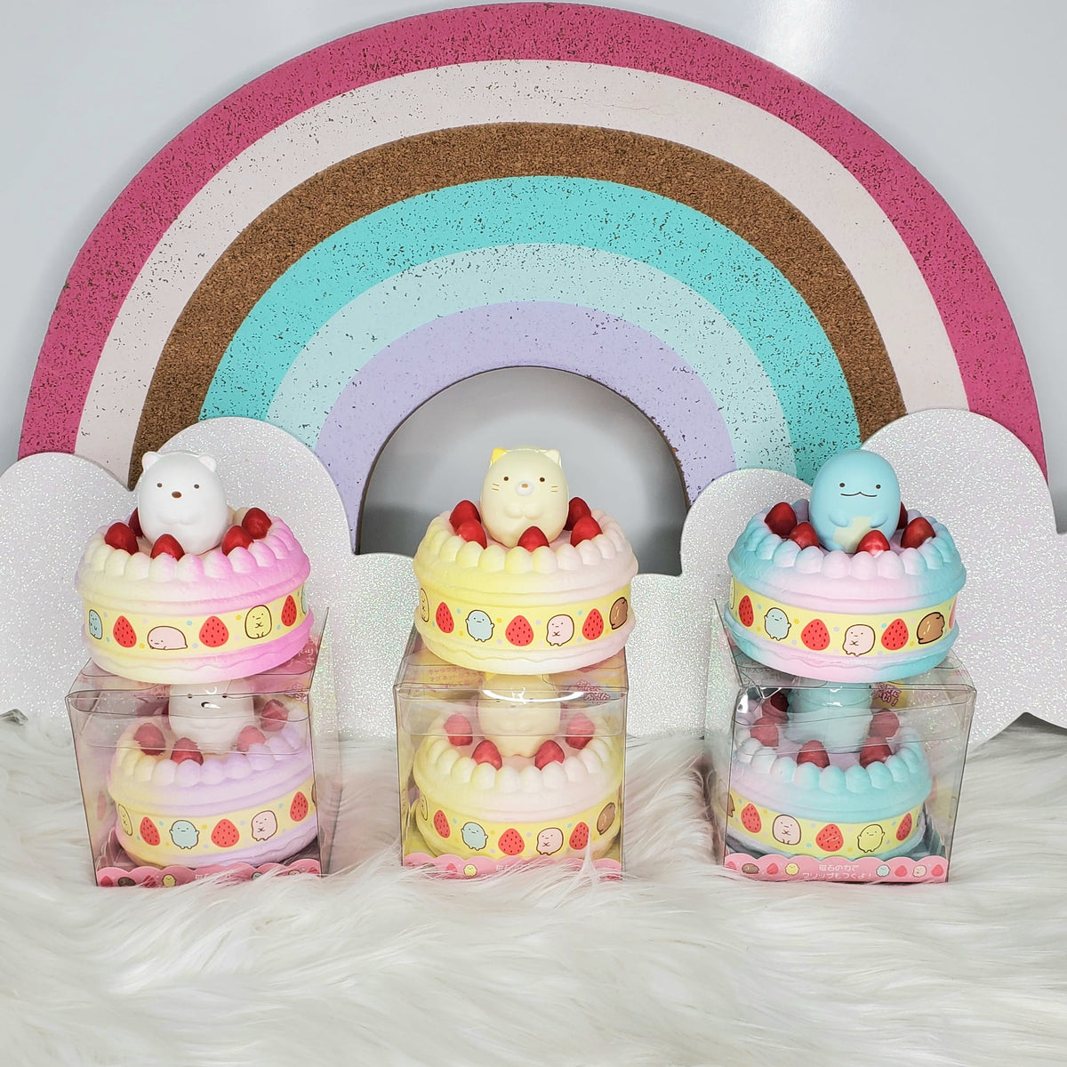 NIC Sumikko Gurashi Magnet Cake Squishy – mermaid squish