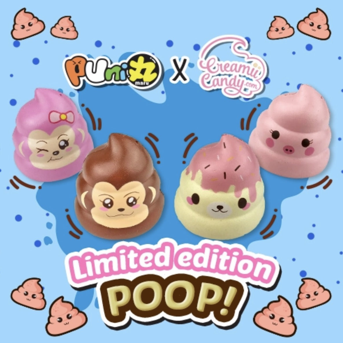 Puni x Yummii Poop – mermaid squish